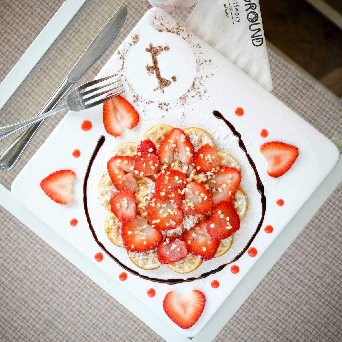 Pretty Waffles at Instagram Friendly Cafe Playground Coffeery – timchew.net